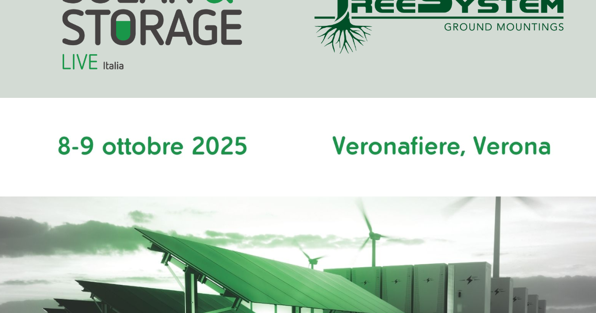 TreeSystem at Solar & Storage Verona! | TreeSystem | Patented anchoring ...